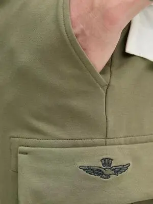 AERONAUTICA MILITARE Cargo Shorts With Drawstring Waist
