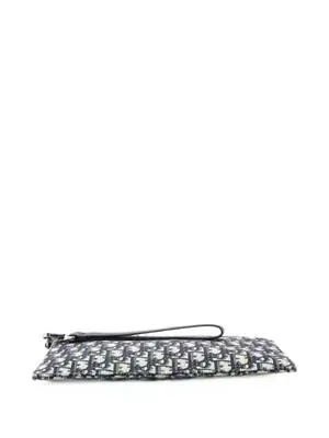 Dior Pouch Oblique Canvas Clutch Bag