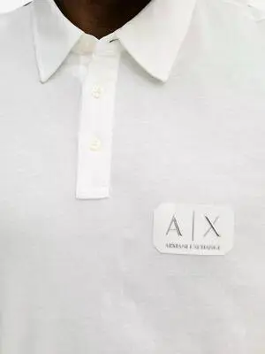 Armani Exchange Logo-patch Polo Shirt