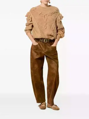 MARANT ETOILE Katria Aran Knit Jumper - Brown
