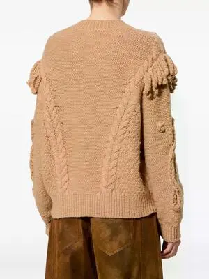 MARANT ETOILE Katria Aran Knit Jumper - Brown
