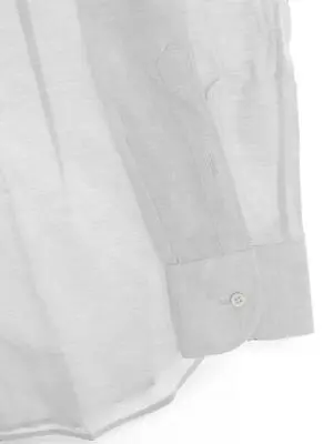 Corneliani French-collar Long-sleeve Shirt - Grey