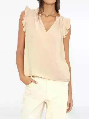 Xirena Bex Ruffled Top - Neutrals