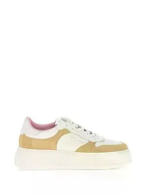 Woolrich Hammered-leather Suede Sneakers - White
