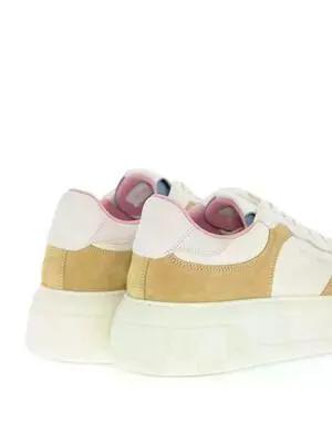 Woolrich Hammered Leather And Suede Sneakers