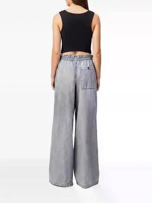 DRYKORN Drawstring-waist Wide-leg Trousers - Grey