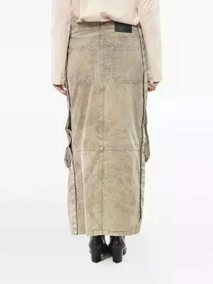 Y/project Maxi Cargo Denim Skirt