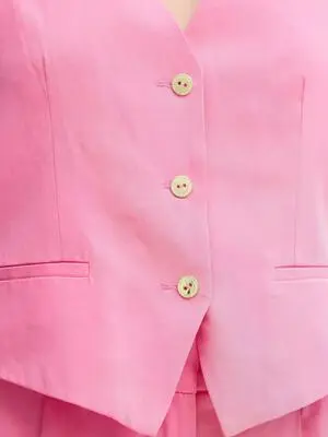 Lola Casademunt Sleeveless Button-up Waistcoat