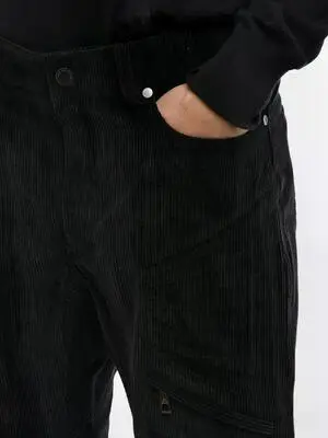 Neil Barrett Ribbed Velour Biker Trousers