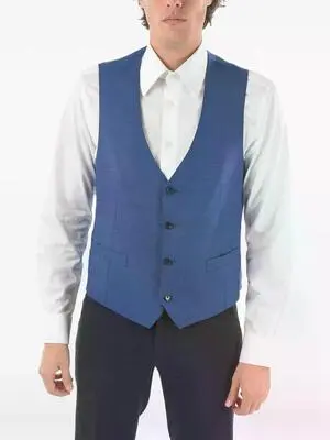 Corneliani Academy Martingale Waistcoat - Blue