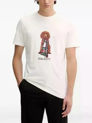 HACKETT LONDON Graphic-print T-shirt - White