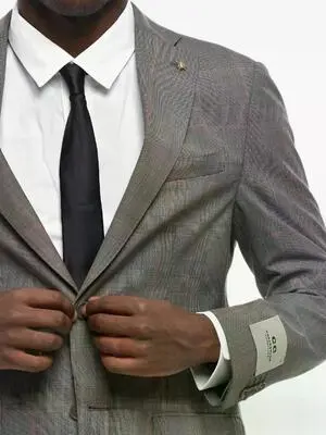 Corneliani District Check Virgin Wool Suit