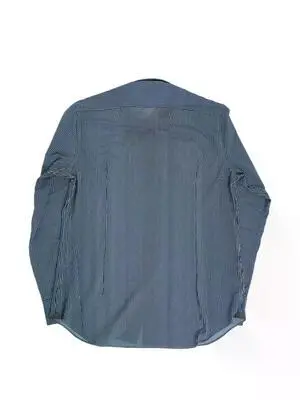 Corneliani Striped Wrinkle-free Shirt - Blue
