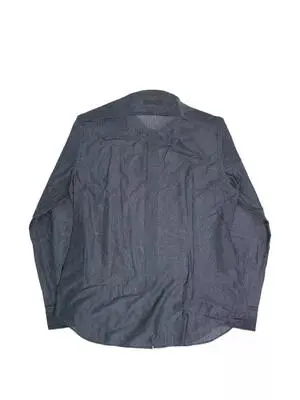 Corneliani Hairline-striped French-collar Shirt