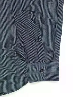Corneliani Hairline-striped French-collar Shirt