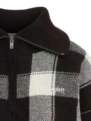 GOLDEN GOOSE Check-pattern Zip-up Cardigan