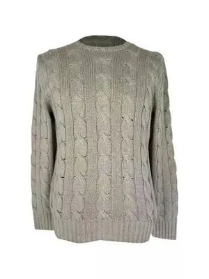 Ralph Lauren Silk Cable-knit Sweater