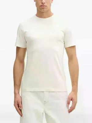 HACKETT LONDON Logo-embroidered T-shirt - Neutrals