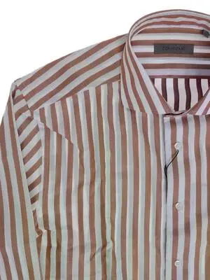 Corneliani Striped French-collar Shirt
