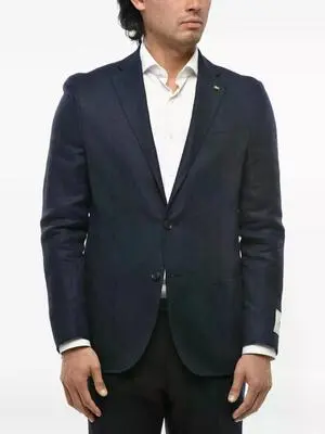 Corneliani Single-breasted Blazer - Blue