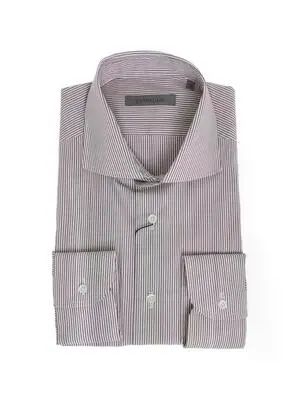 Corneliani Striped French-collar Shirt