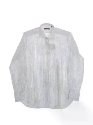 Corneliani Striped French-collar Shirt
