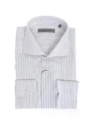 Corneliani Striped French-collar Shirt