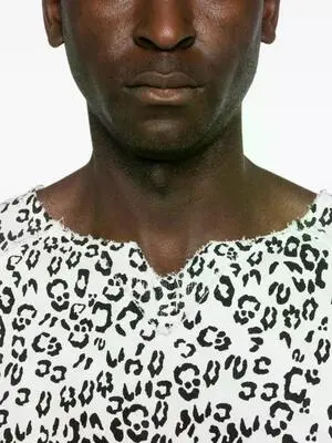 Balmain 2010s Leopard-pattern T-shirt