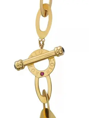 Roberto Coin 18k Yellow Ruby Link Necklace