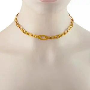 Roberto Coin 18k Yellow Ruby Link Necklace