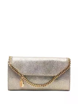 Stella McCartney Falabella Chain-trim Clutch Bag - Gold
