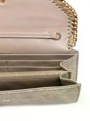 Stella McCartney Falabella Chain-trim Clutch Bag - Gold