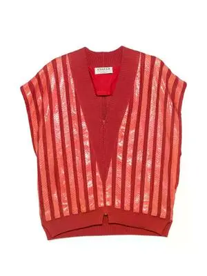 A.N.G.E.L.O. VINTAGE CULT 1980s Snakeskin-effect Ribbed Jacket