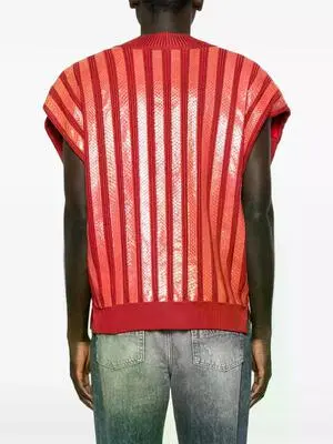 A.N.G.E.L.O. VINTAGE CULT 1980s Snakeskin-effect Ribbed Jacket