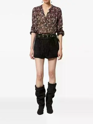 Isabel Marant Étoile Printed Cotton Voile Blouse
