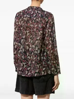 Isabel Marant Étoile Printed Cotton Voile Blouse