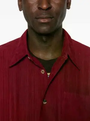 ROMEO GIGLI 2000s Corduroy Chest-pocket Shirt