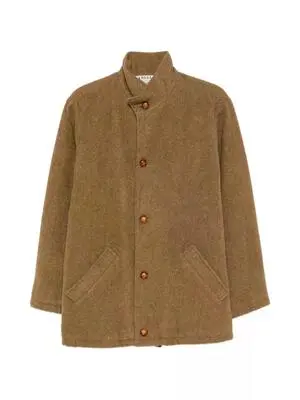 A.N.G.E.L.O. VINTAGE CULT 1970s High-neck Buttoned Wool Coat