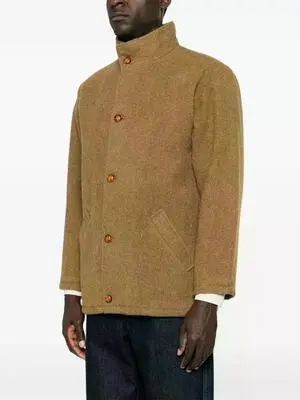 A.N.G.E.L.O. VINTAGE CULT 1970s High-neck Buttoned Wool Coat