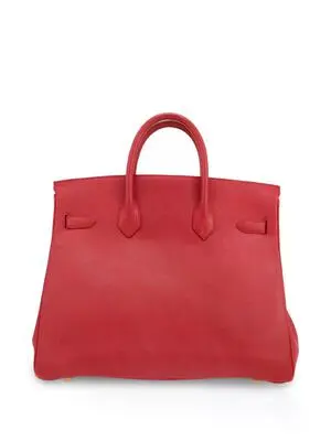 Hermès Haut À Courroies Tote Bag - Red