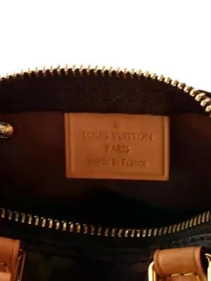 LOUIS VUITTON Speedy Bandouliere Nm Monogram Canvas Nano Bag
