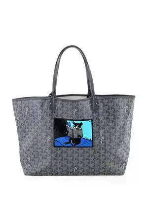 Goyard Saint Louis Printed Coated Canvas Pm Tote Bag - Grey
