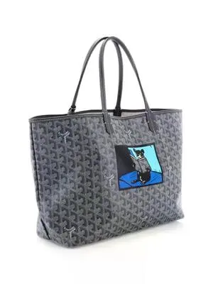 Goyard Saint Louis Printed Coated Canvas Pm Tote Bag - Grey