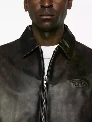 DIESEL® Oval D Leather Jacket