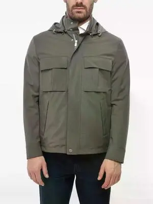 Corneliani Circle Hooded Utility Jacket - Green