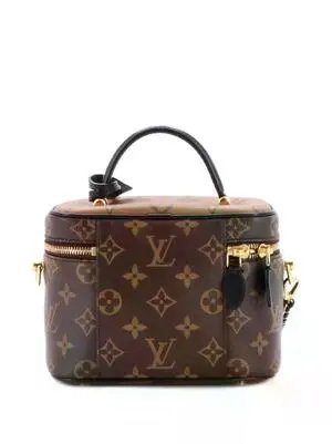 LOUIS VUITTON Vanity Satchel Reverse Monogram Canvas Pm - Brown