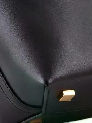 Saint Laurent Le 37 Leather Mini Bucket Bag - Black