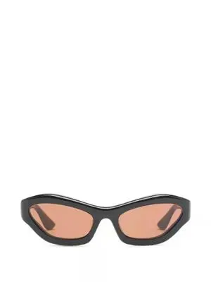 PORT TANGER Cat Eye Frame Sunglasses - Black