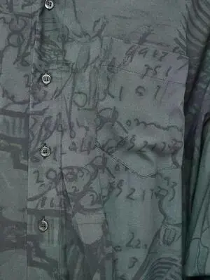 MAGLIANO Graphic-print Chest-pocket Shirt