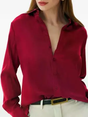 FRAMBOISE Fremont Silk Shirt